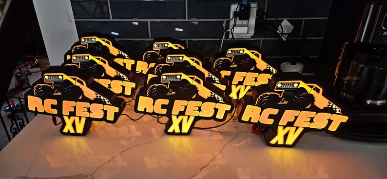 Custom 3d Printed Light Boxes LED Custom Designed for You - Etsy