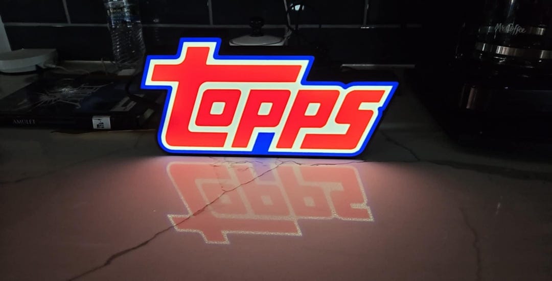 Topps Led Light Box Sign Wall Mount or Free Standing Usb C Powered - Etsy