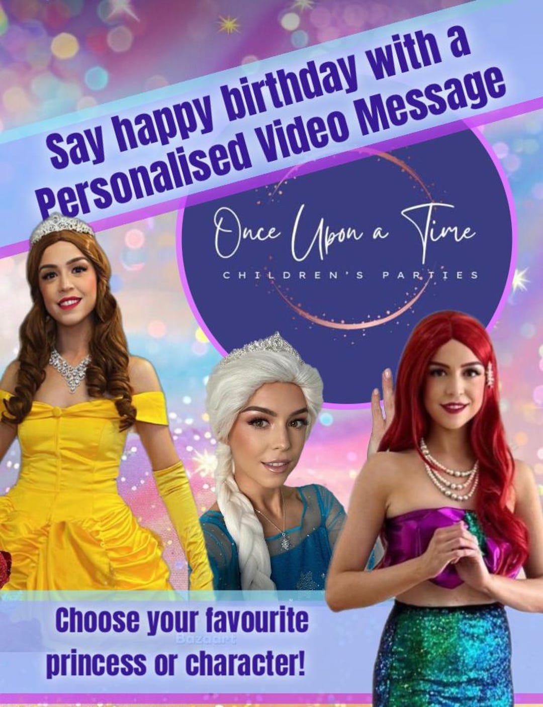 Personalised Princess Video Messages - Etsy