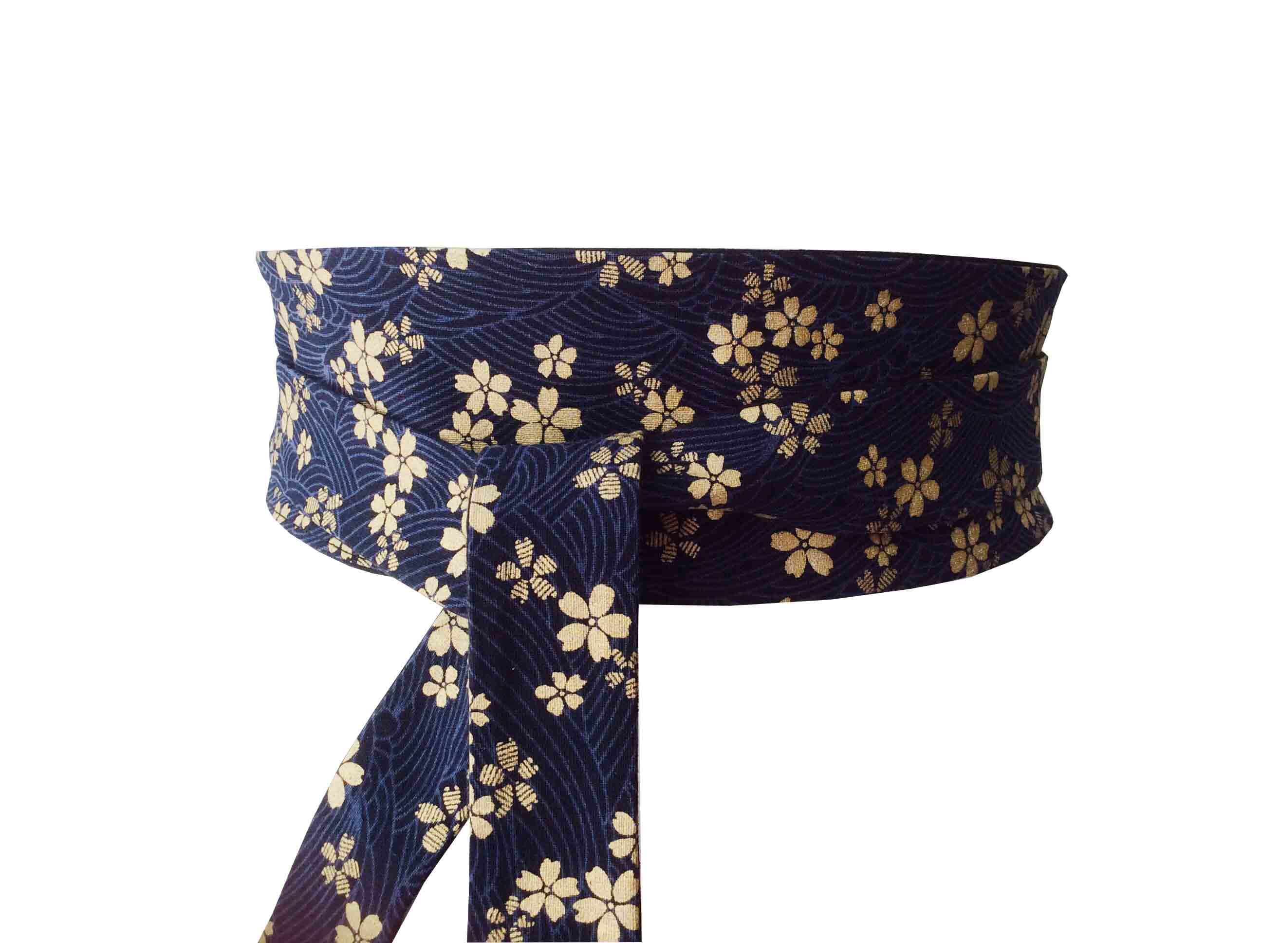 Japanese style obi belt Cotton Kimono Belt Cotton wrap | Etsy