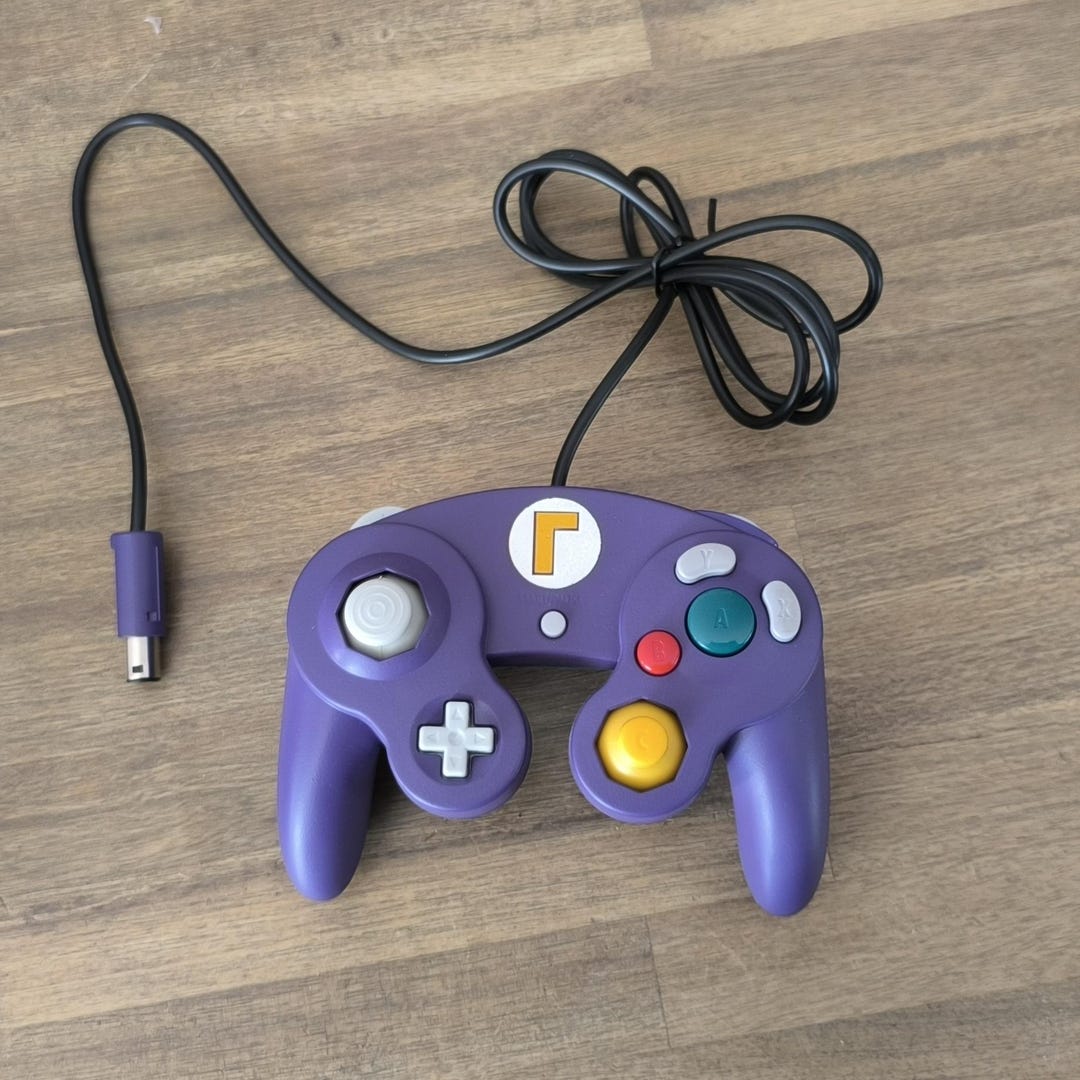 Controller Wired Themed Waluigi Mario Luigi Wario Bowser Peach Yoshi ...