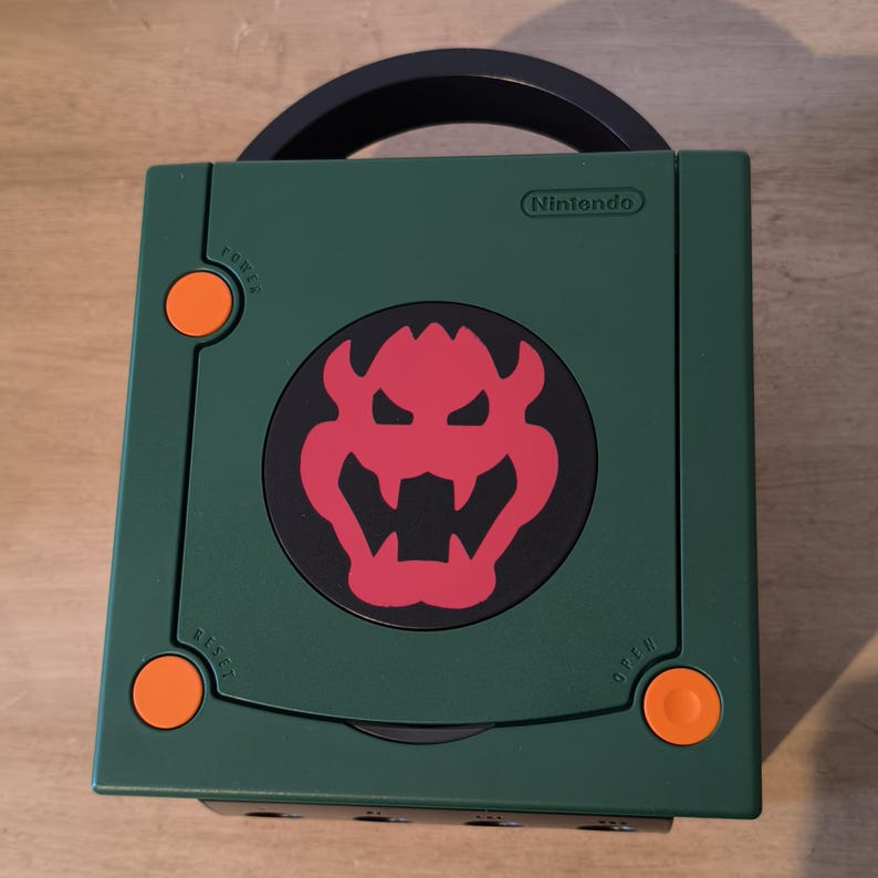 Console Nintendo Gamecube Bowser Villain Mario Evil Ngc Retro Koopa Ngc ...