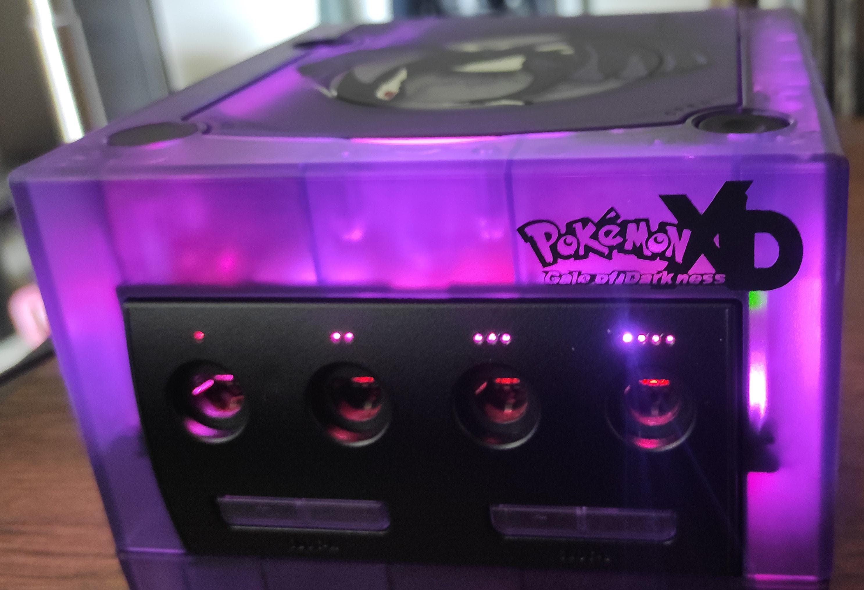 Console Nintendo Gamecube Pokemon Xd Gale of Darkness Pikachu Dark ...