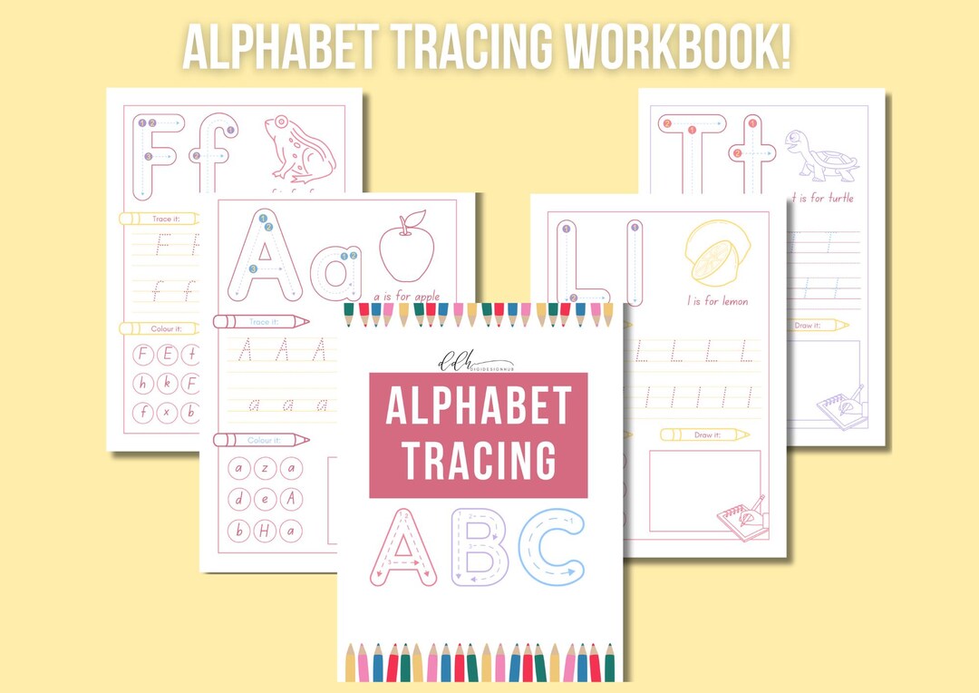 ABC Alphabet Tracing Workbook for Kids Ages 2-5 Preschool ...