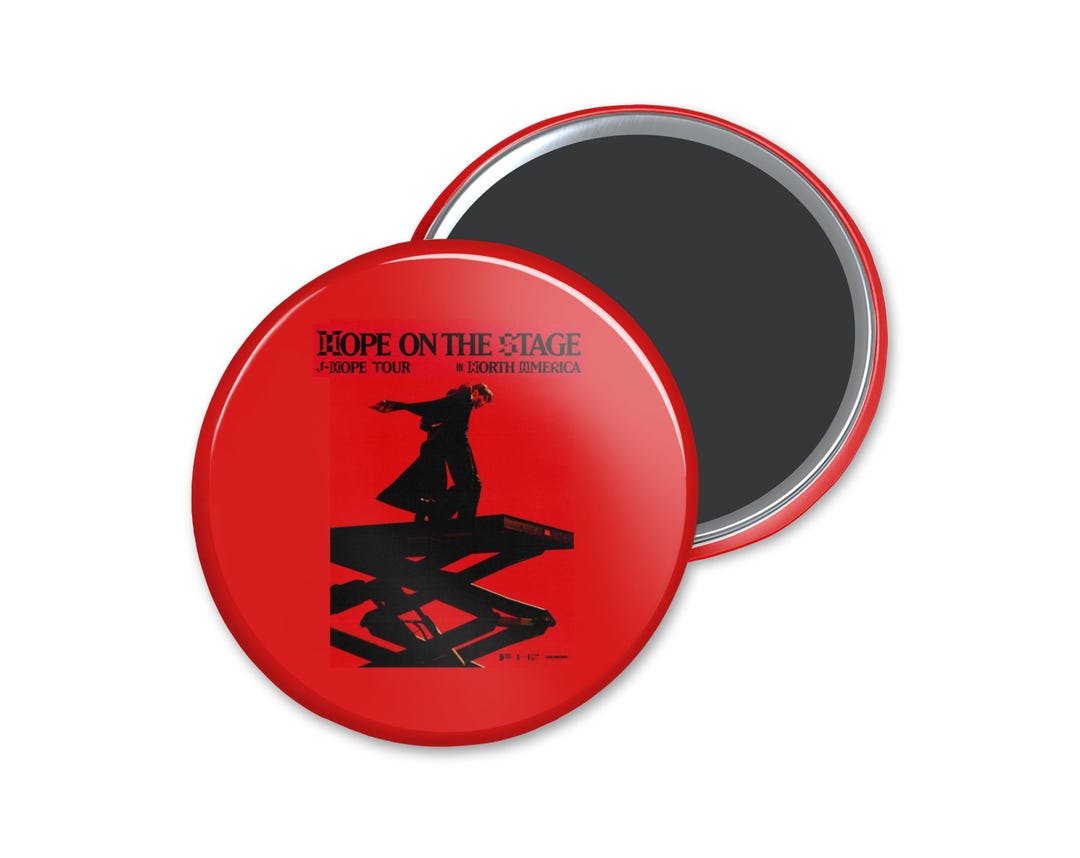 J-hope on the Stage Tour 2025 Pinback Button or Magnet: BTS Army ...