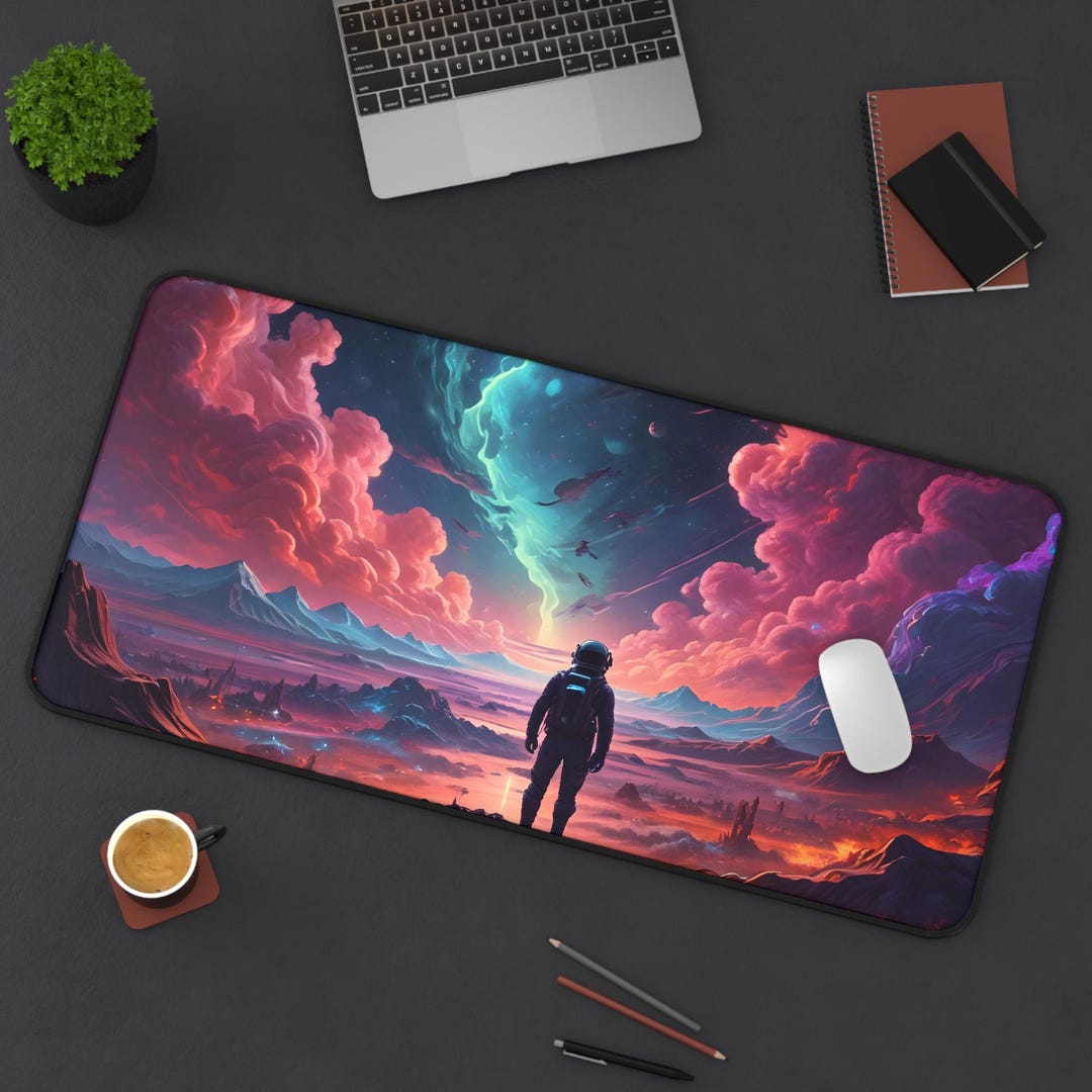 Space Rift Desk Mat, Portal Design for Office or Home Desk, Cosmic ...