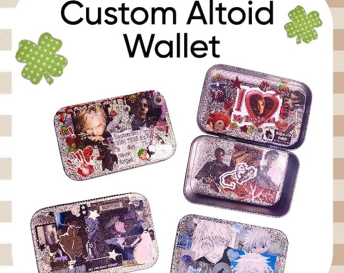 Wallet,altoids Tin,box for Accessories,storage Box,metal Box,tiny Box ...