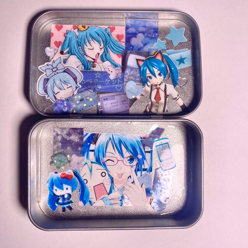 Custom Tin Wallet | Mini Stash Box or Pocket Altar - Etsy