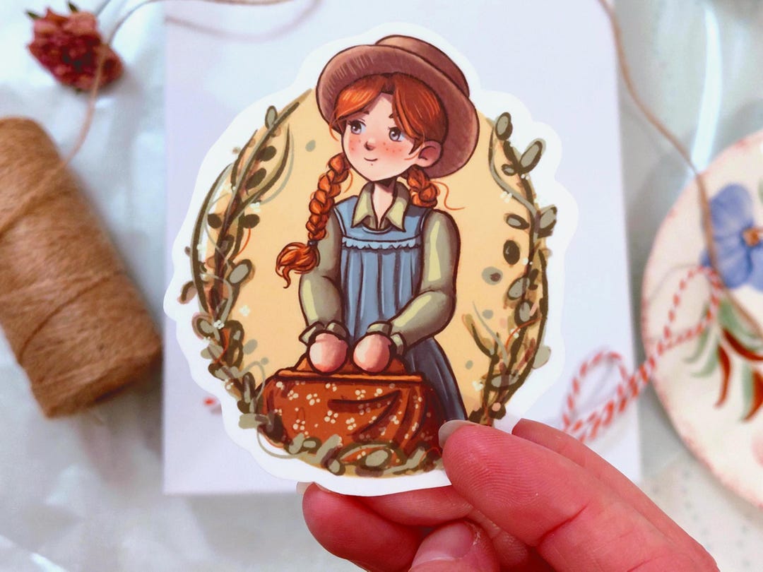 Anne of Green Gables Sticker - Anne Shirley 2.5 X 3 Vinyl Waterproof ...