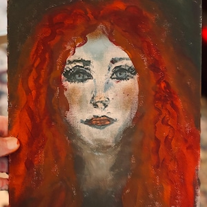 Custom Hand-painted Portrait From Photo, Acrylic Painting, Watercolor ...
