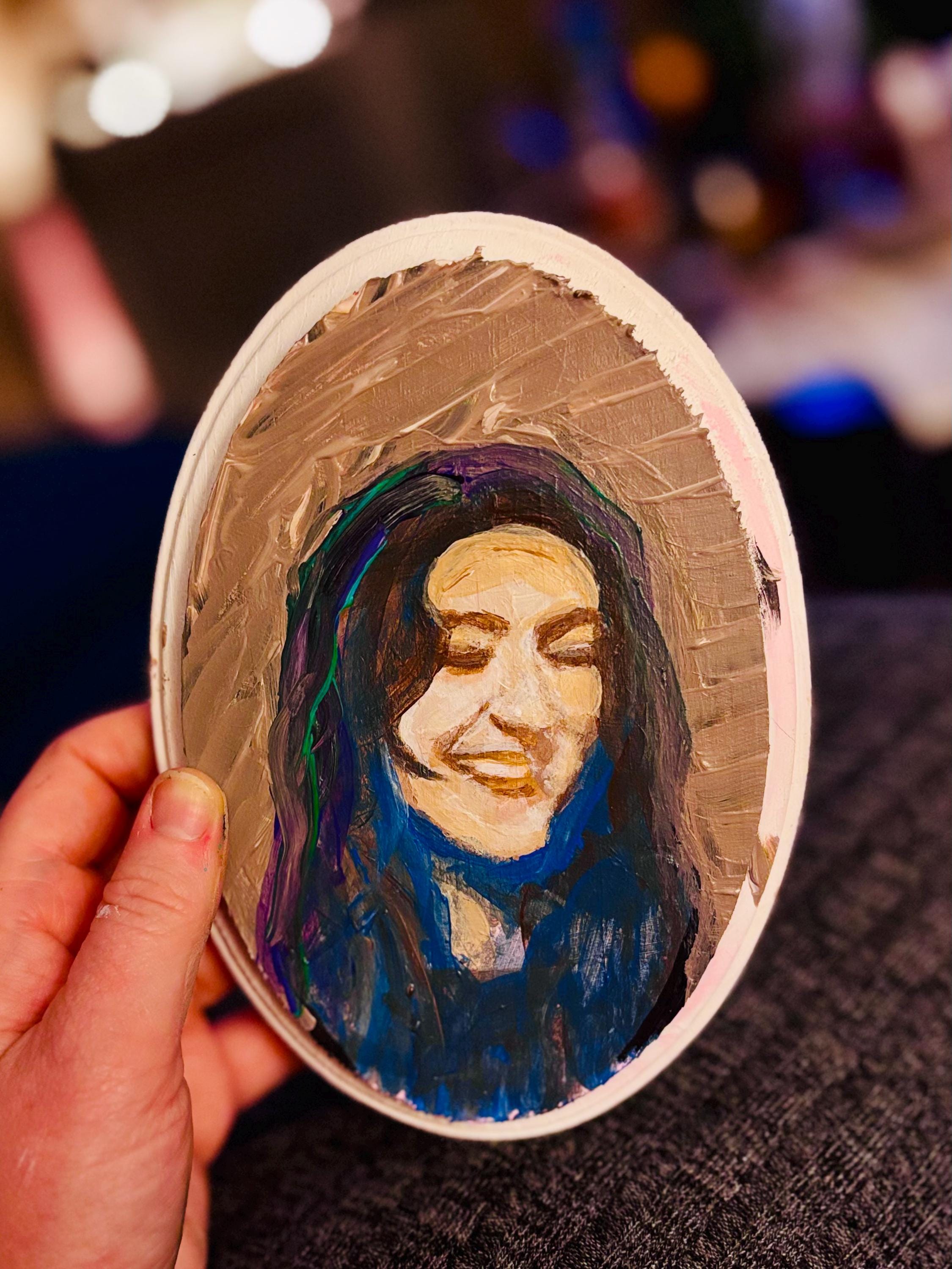 Custom Hand-painted Portrait From Photo, Acrylic Painting, Watercolor ...