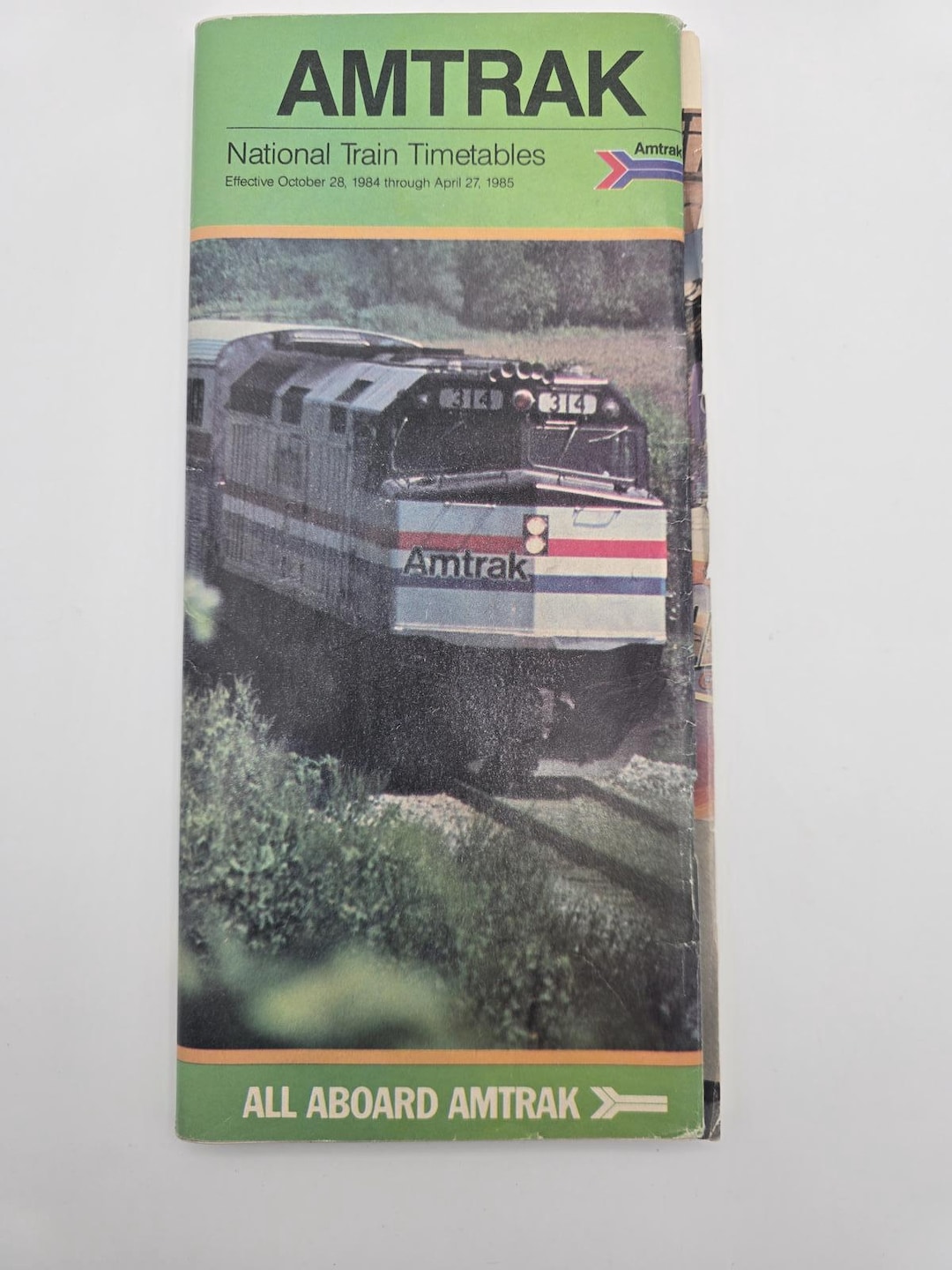 Vintage AMTRAK National Train Timetables Brochure 1984-1985 - Etsy