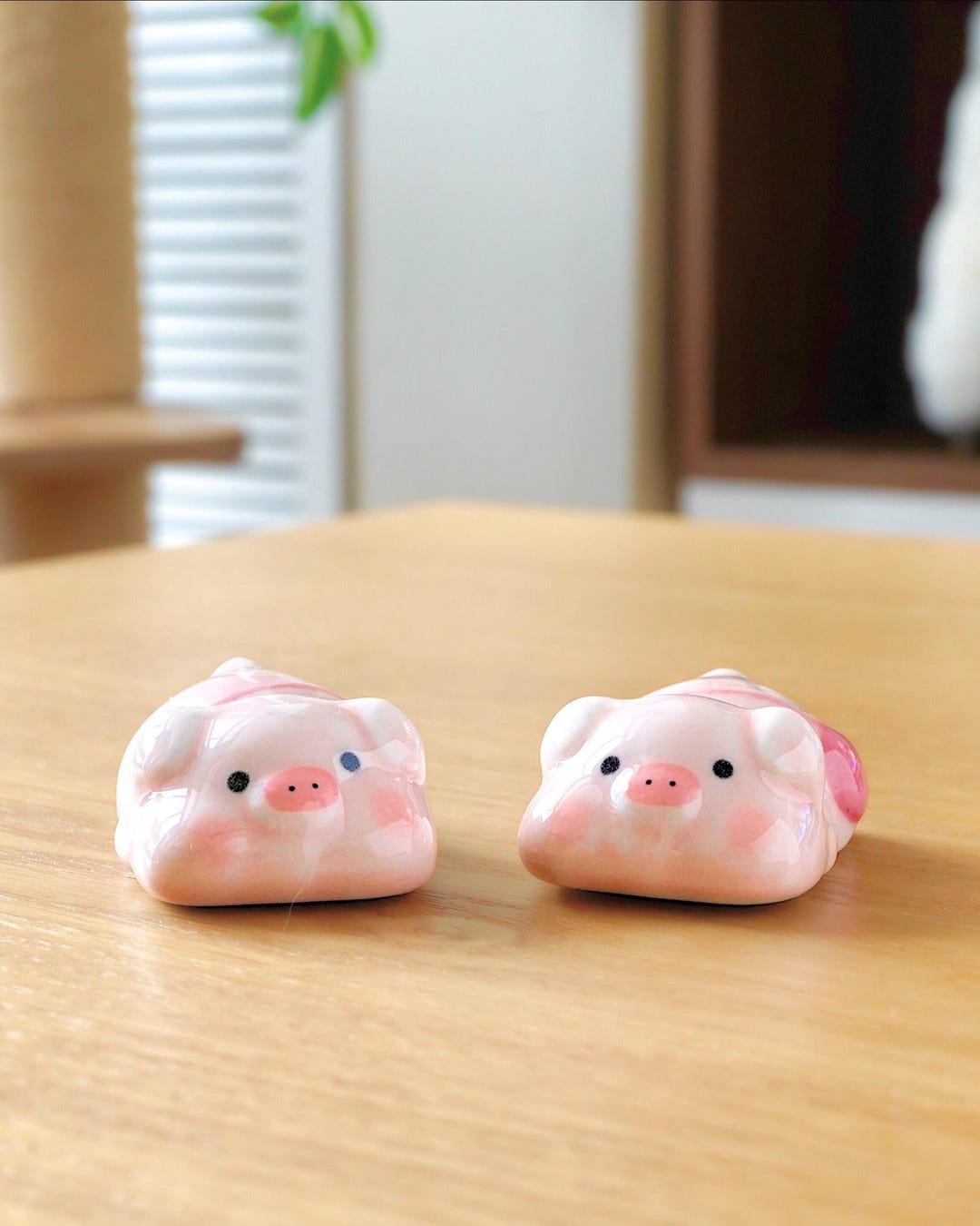 Pig Ceramic Chopstick Rest : Handmade Tableware, Pen Holder - Etsy
