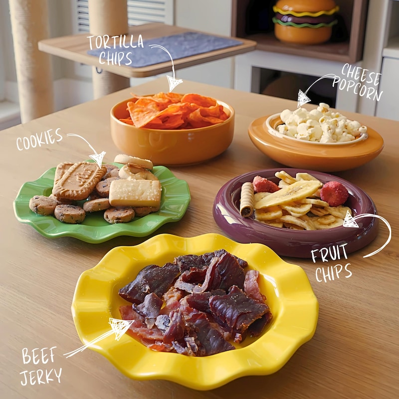 Burger Plate Ceramic - Etsy