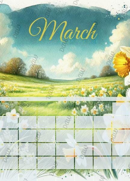 Birth Month Flower Calendar Southern Hemisphere - Etsy