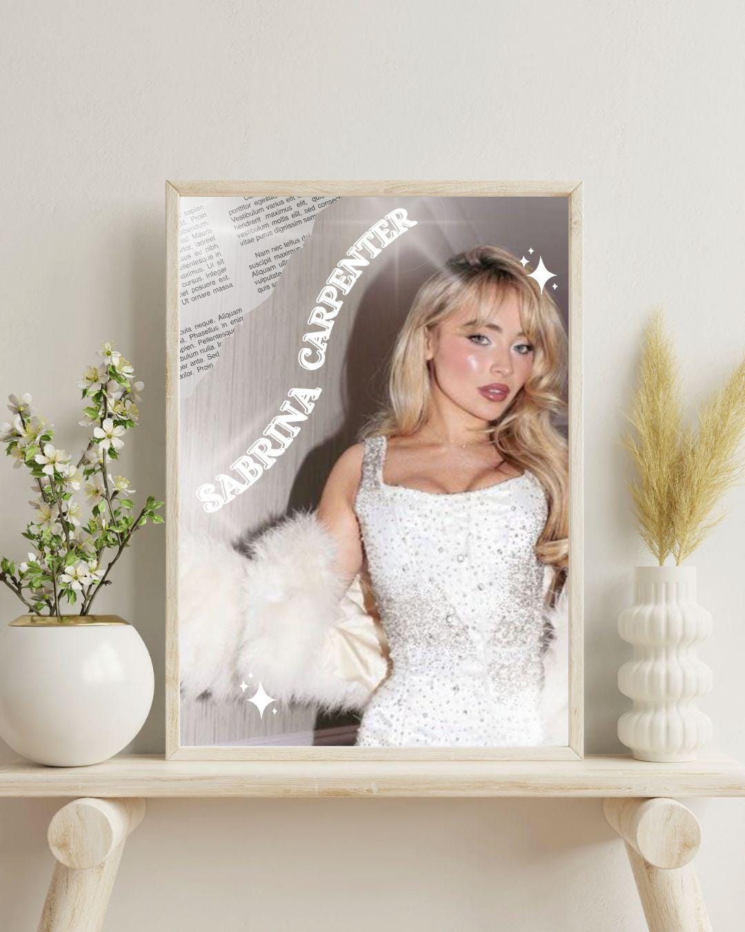 Sabrina Carpenter Digital Download Poster Print Wall Art Phone ...