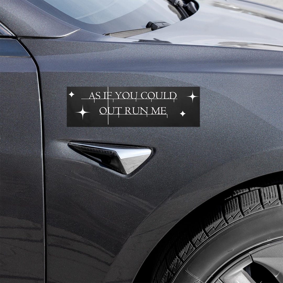 As If Vampire Car Magnetic Bumper Sticker - Etsy