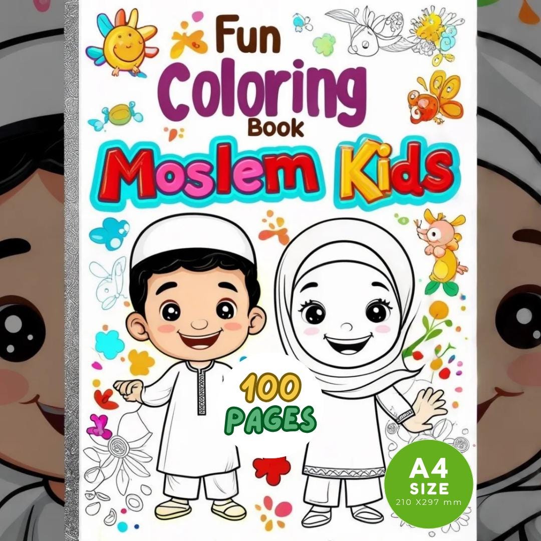 100 Printable Coloring Pages for Moslem Kids - Fun & Educational ...