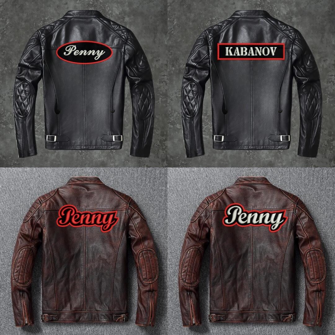 Custom Name Tag Rocker Embroidered Patch, Personalized Punk Biker for ...