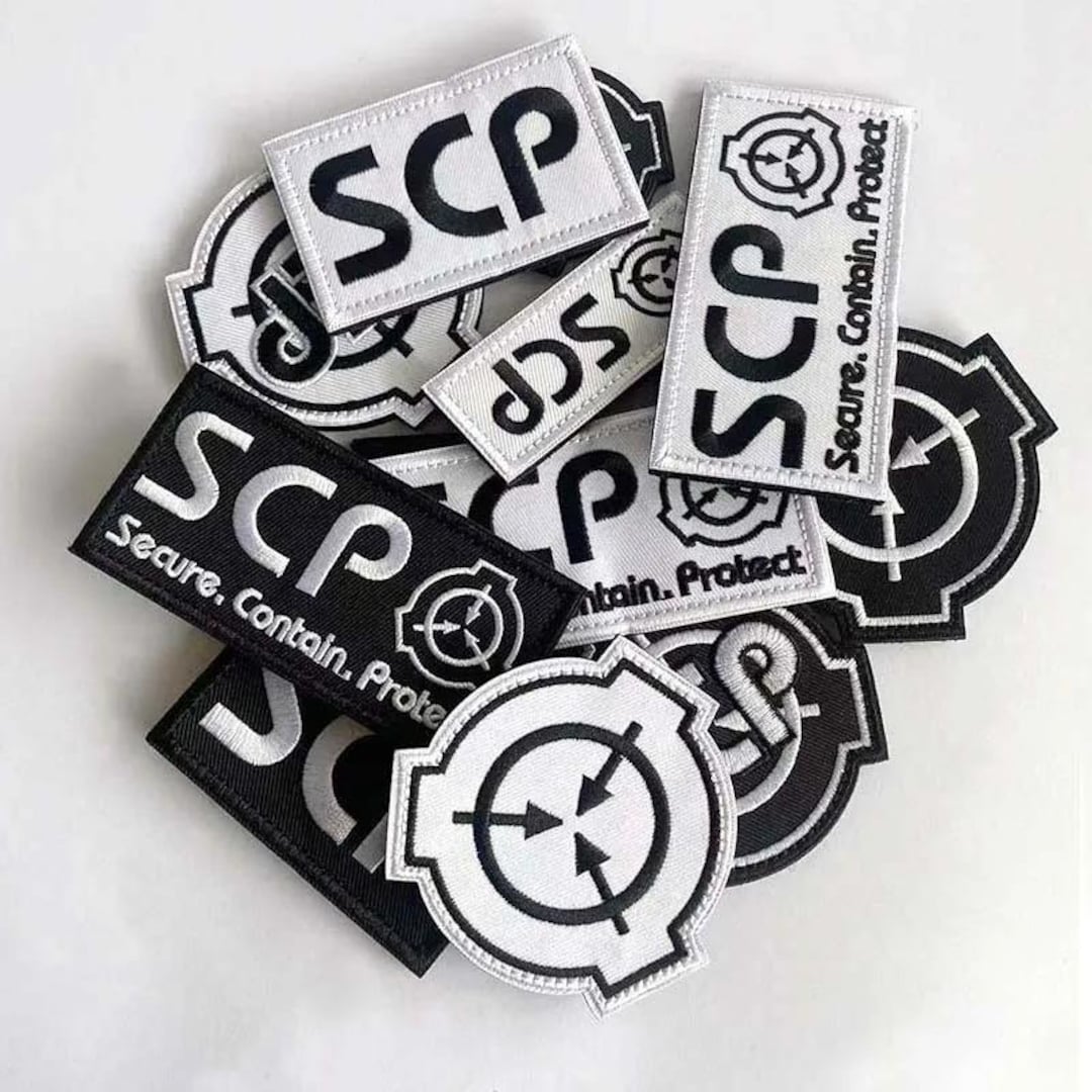 SCP Foundation Embleem Embroidered Patch, Supernatural Lover Embroidery ...