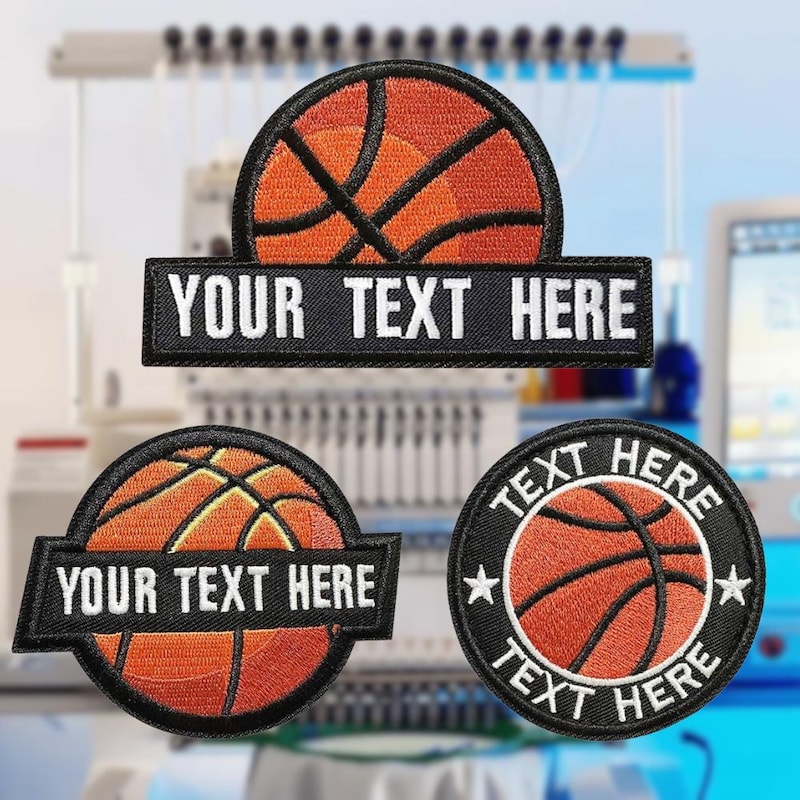 Basketball Patch - Etsy