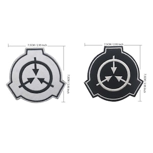 SCP Foundation Embleem Embroidered Patch, Supernatural Lover Embroidery ...