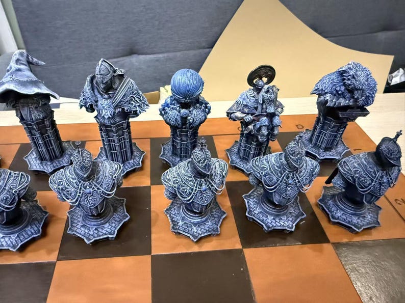 Handmade Resin Elden Ring Chess Set 32 Pieces - Etsy