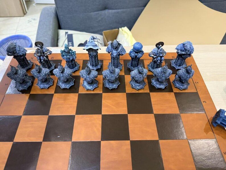 Handmade Resin Elden Ring Chess Set 32 Pieces - Etsy