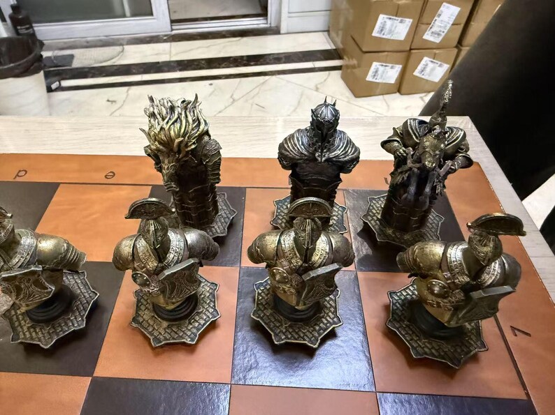 Handmade Resin Elden Ring Chess Set 32 Pieces - Etsy