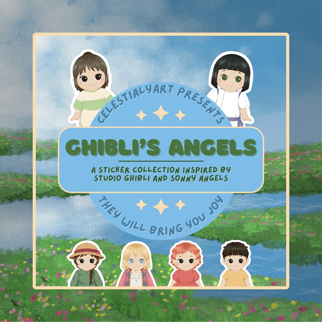 Ghibli's Angels | Studio Ghibli X Sonny Angels Inspired Stickers ...