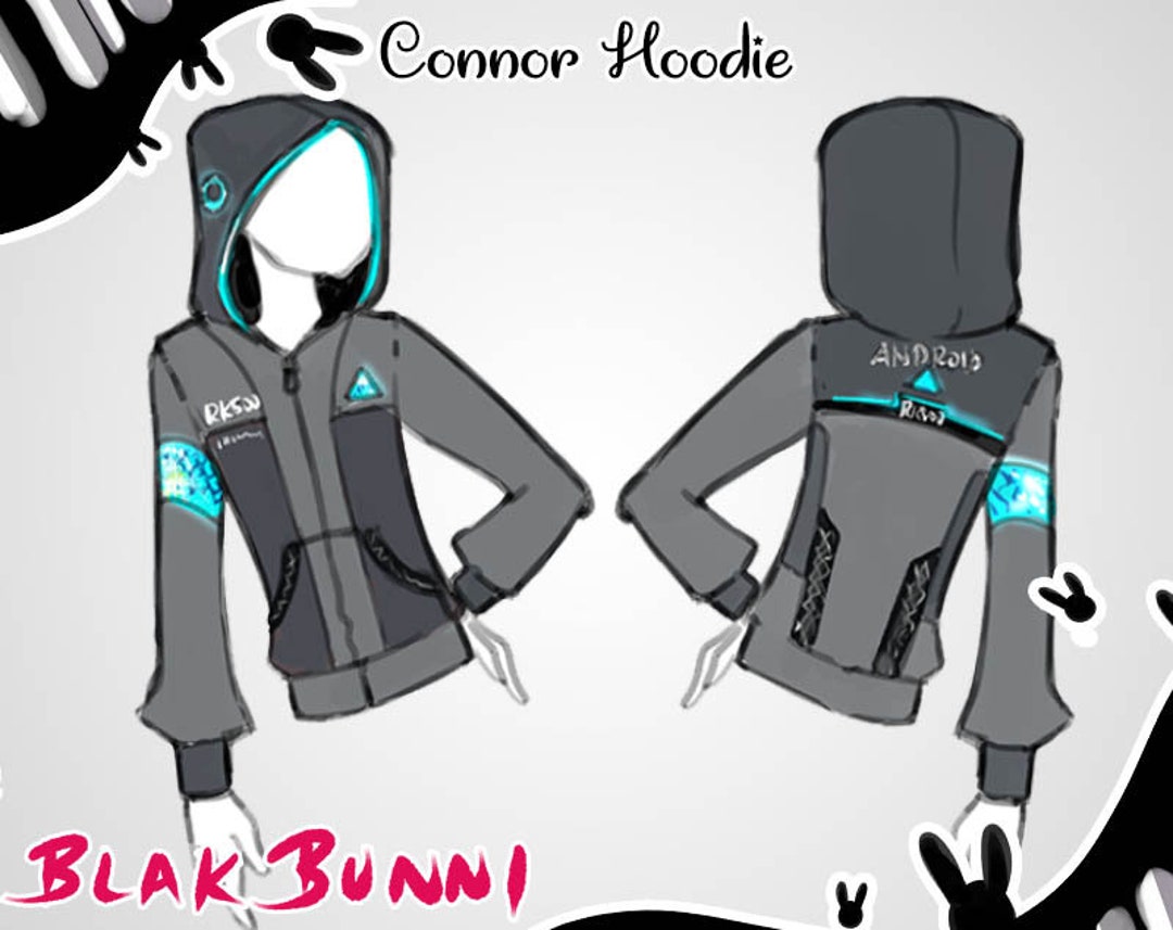 Connor Casual Cosplay Printed Fabric Hoodie or Sweatshirt - Etsy