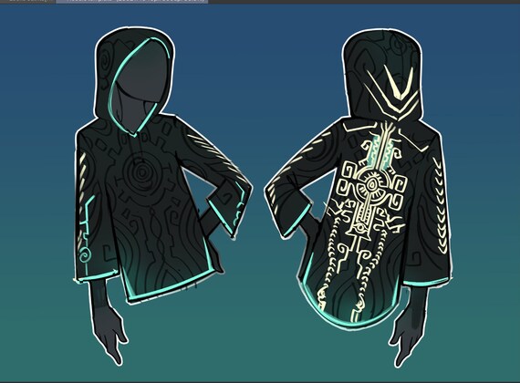 Midna Cosplay Inspired Cape Hoodie - Etsy