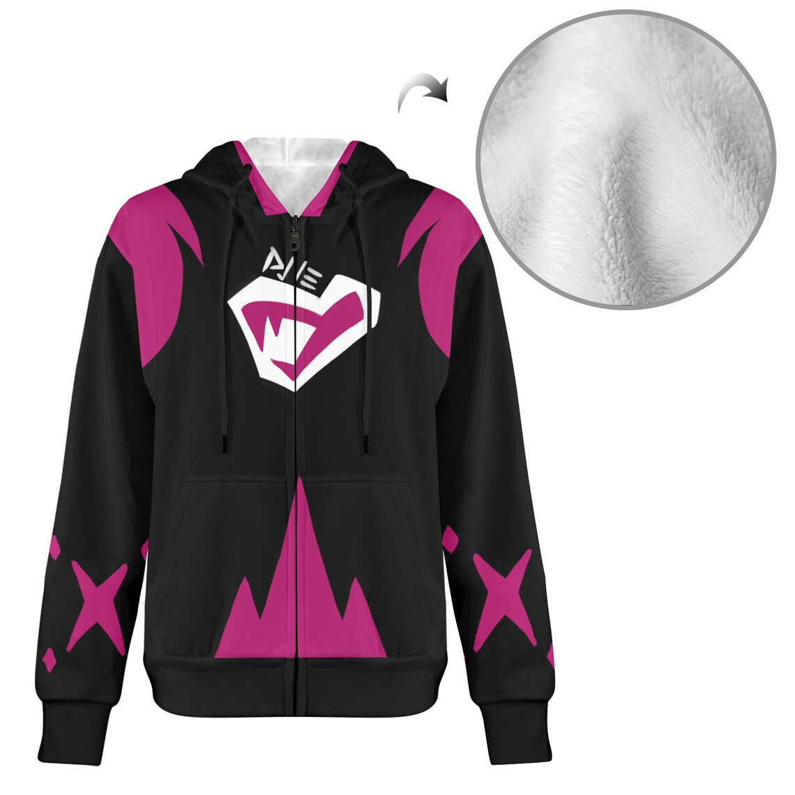 Team Yell Cosplay Inspired Printed Fabric Hoodie or Sweatshirt - Etsy
