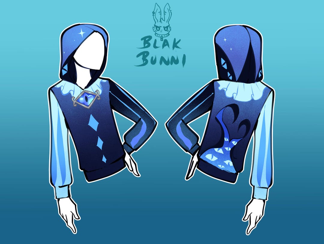 Shadow Milk Cookie Set Casual Cosplay Printed Fabric Hoodie or ...