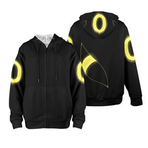 Umbreon Cosplay Inspired Printed Fabric Hoodie or Sweatshirt - Etsy