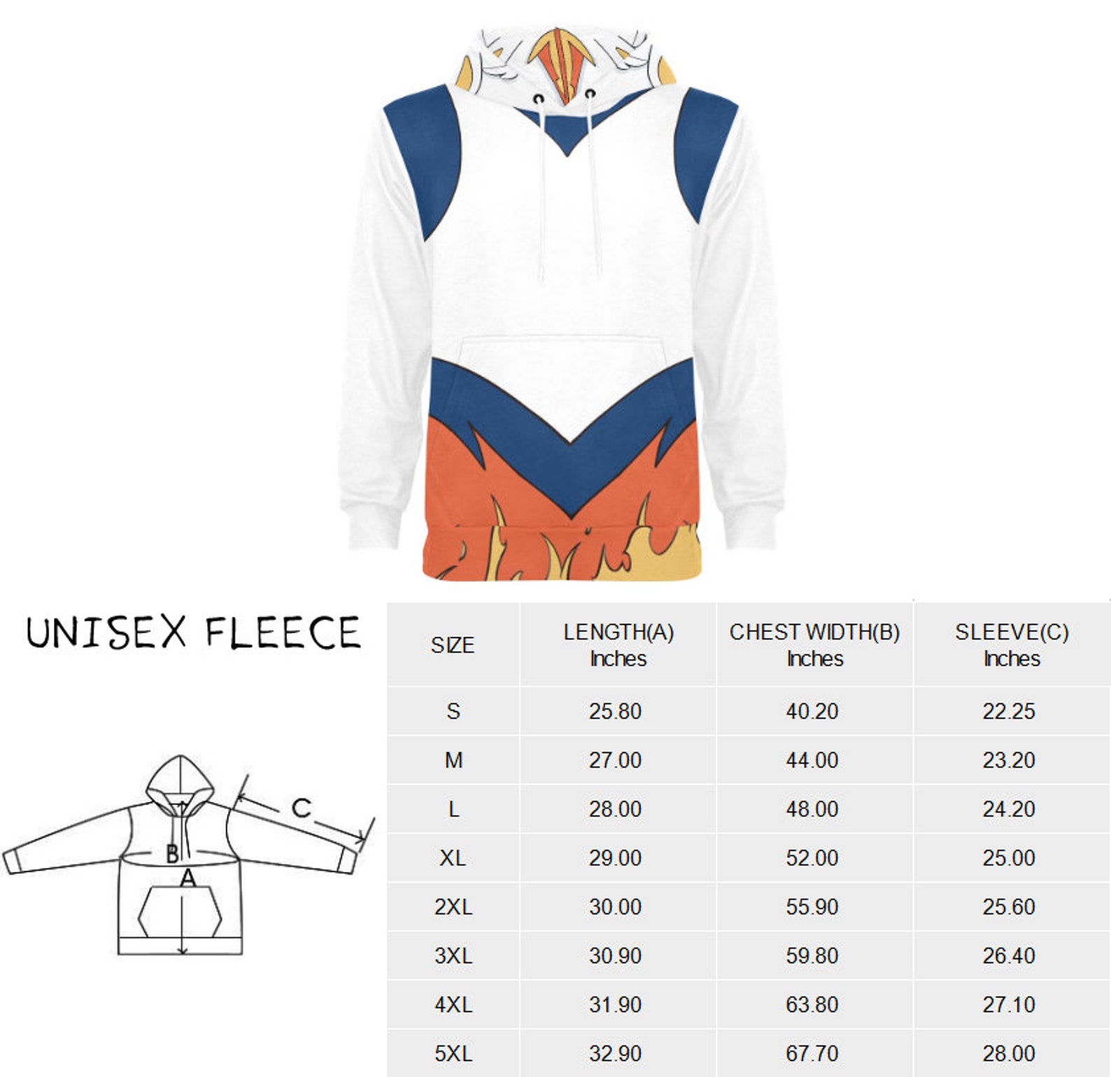 Cinderace Cosplay Inspired Printed Fabric Hoodie or Sweatshirt - Etsy