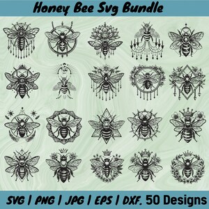 Bee Svg Png Bundle, Bee Png, Honeycomb Svg, Honey Bee Svg, Honey Svg ...