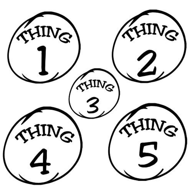 Thing 1 Thing 2 SVG Cut File,thing Svg File for Cricut,thing Mom Svg ...