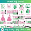 Wicked Defying Gravity SVG - Glinda, Elphaba, Flying Monkey's - Etsy