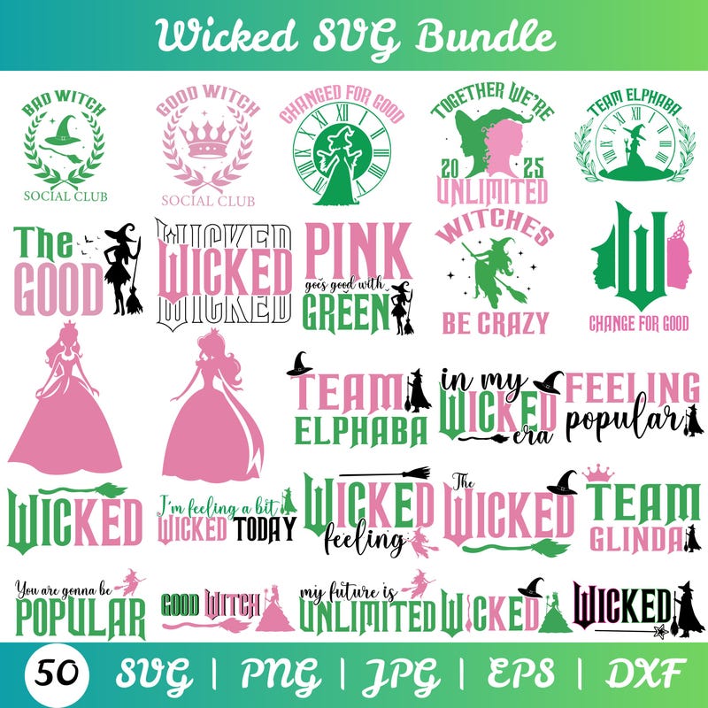 Wicked Signs Svg - Etsy