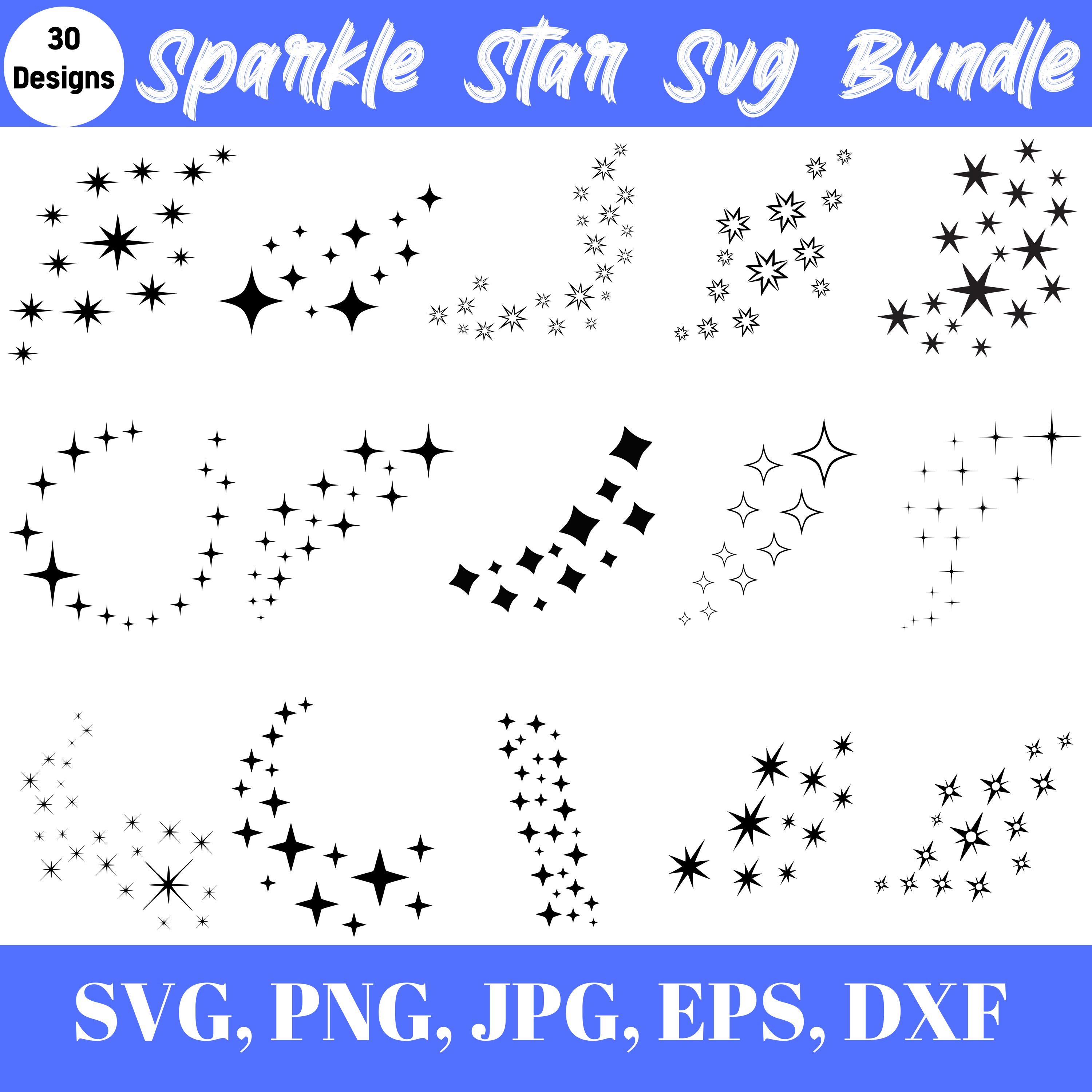 SPARKLE SVG, Stars SPARKLE Svg, Sparkle Svg Cut Files for Cricut ...