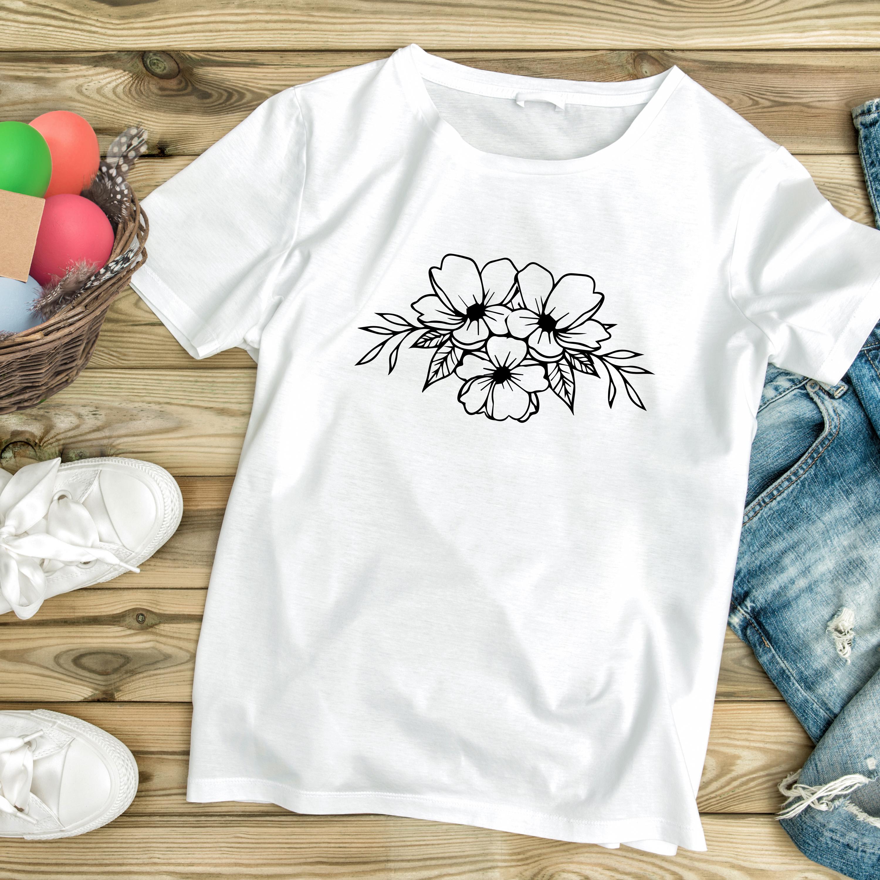 Wildflower Svg Bundle, Floral Svg, Minimalist Flower Bouquet, Floral ...