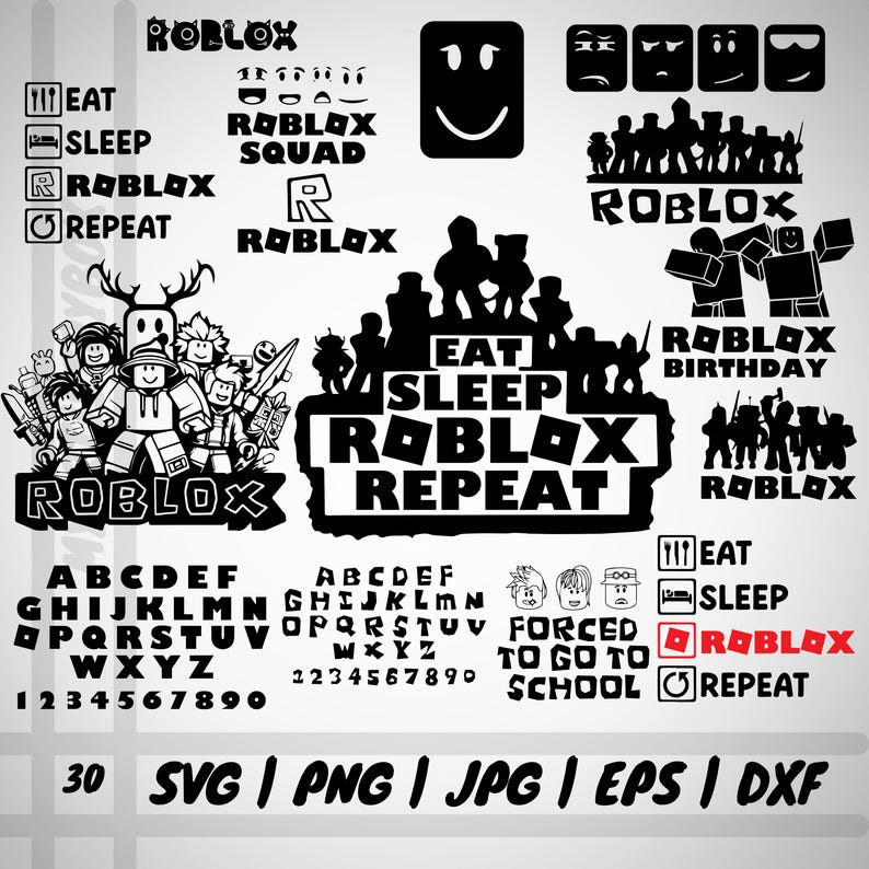 Roblox SVG Bundle, Roblox Png, Gaming Svg, Roblox Girls Svg, Roblox Boy ...