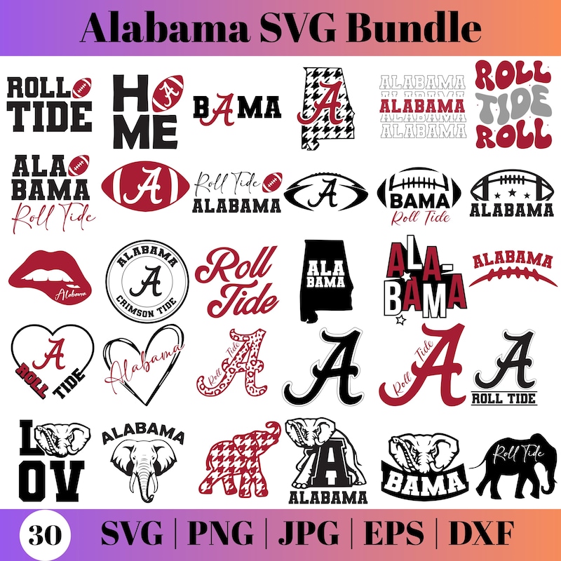 Alabama Logo Stencil Svg - Etsy