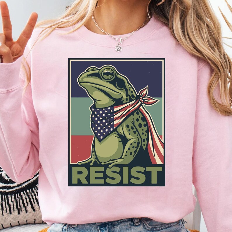 Portland Frog Protest SVG, Activist Resist Frog Digital Download - Etsy