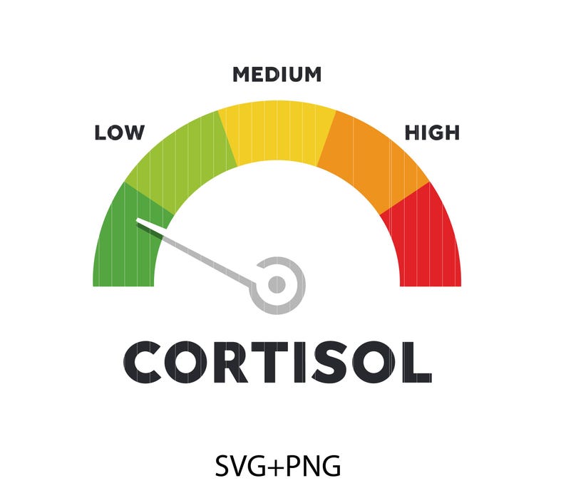 Low Cortisol Levels Meme SVG, No Stress PNG , the Health Effects of ...