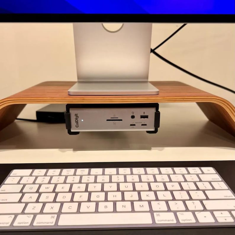 Caldigit TS4 Thunderbolt Dock Under-desk Mount - Space-saving Bracket ...