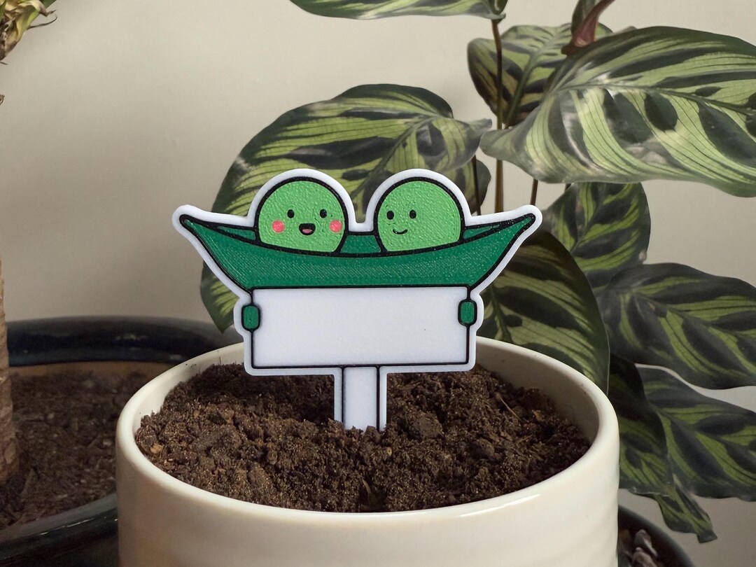 Cute Pea Plant Labels - Garden Markers for Plants - Gift for Gardeners ...