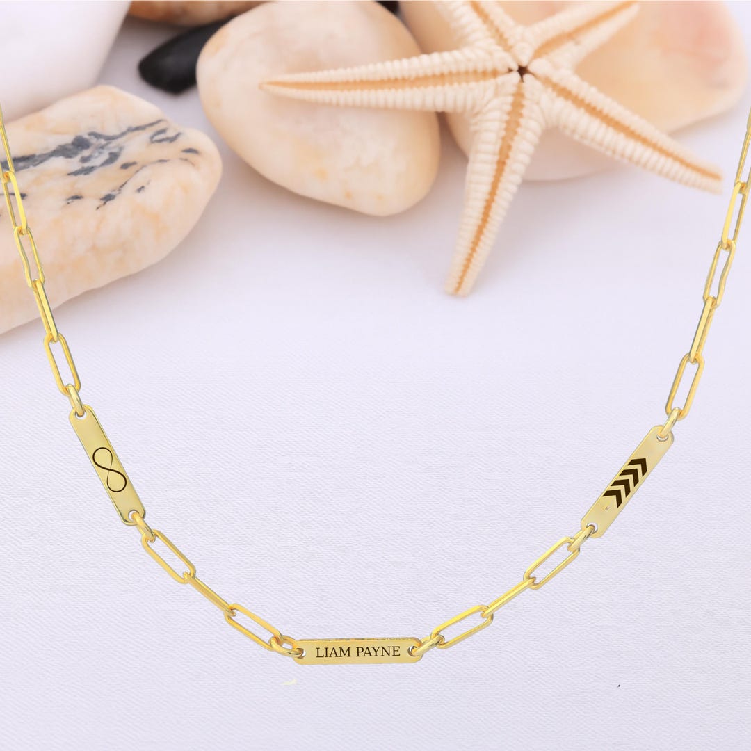 Liam Payne Memorial Necklace, One Direction Necklace, Paperclip ...