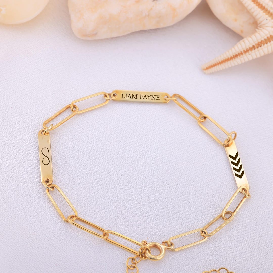Liam Payne Memorial Bracelet, One Direction Bracelet, Paperclip ...